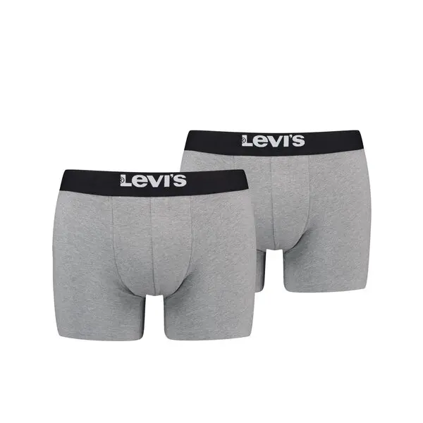LEVI'S Solid Boxer Briefs 2 Pack