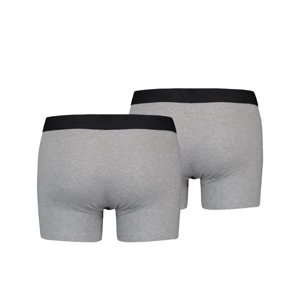 LEVI'S Solid Boxer Briefs 2 Pack