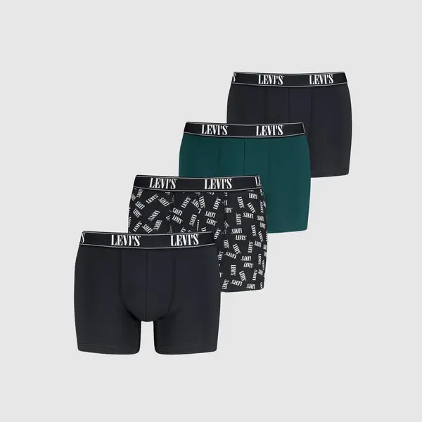 LEVI'S Serif Boxer Brief 4 Pack