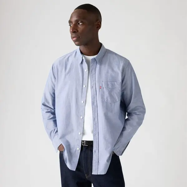LEVI'S Classic 1 Pocket Standard Shirt - Blue