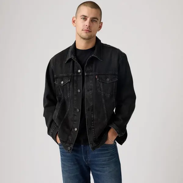 LEVI'S Relaxed Type Iii Trucker Jacket - Black