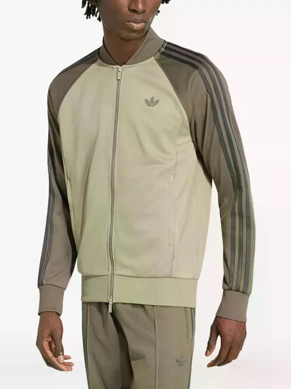Adidas Sst Striped Jacket - Neutrals