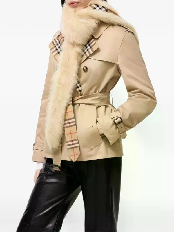 Burberry Lamb-fur Scarve