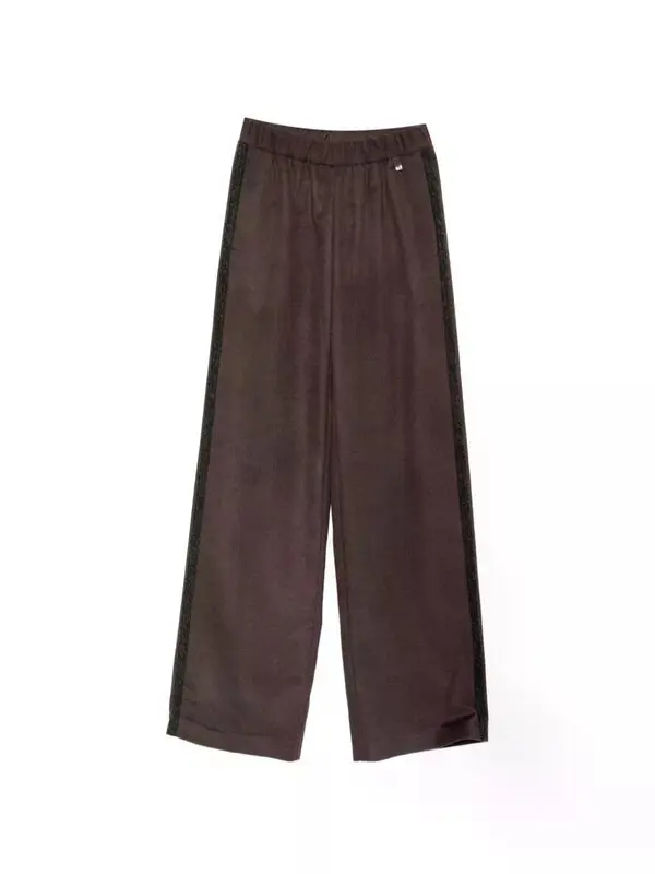 Herno Elasticated-waistband Wide Leg Palazzo Pants