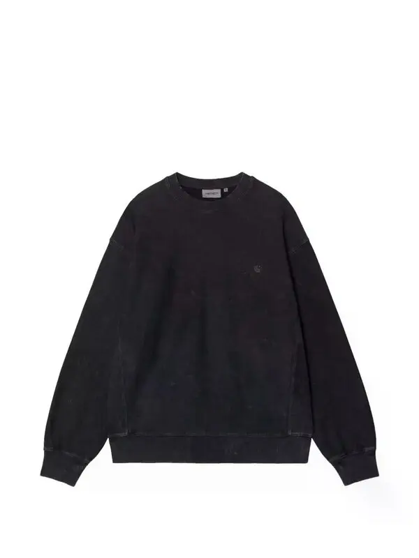Carhartt Work In Progress Lambert Logo-embroidered Sweater - Black