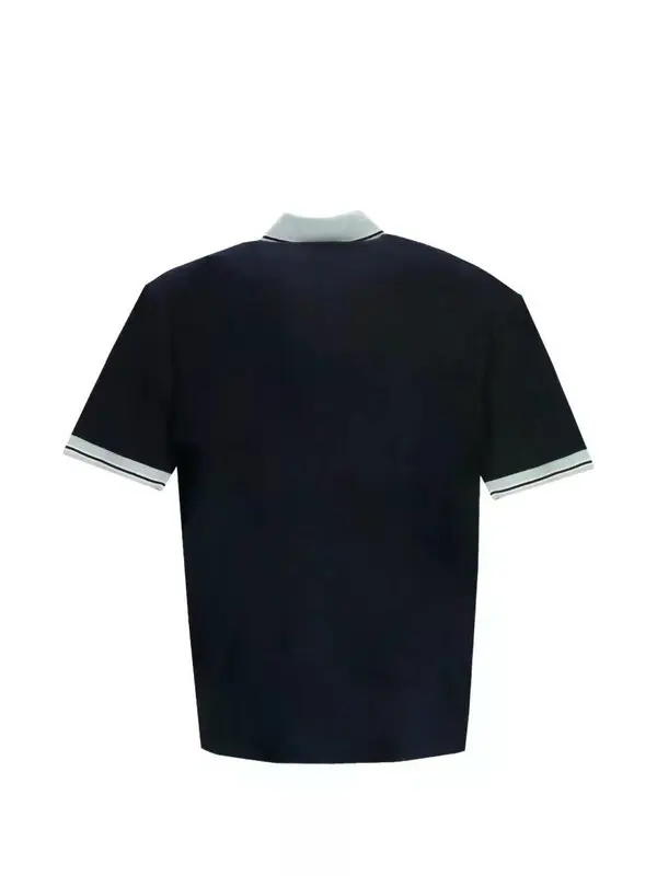 BOSS Cotton-jersey Polo Shirt With Stripe Trims
