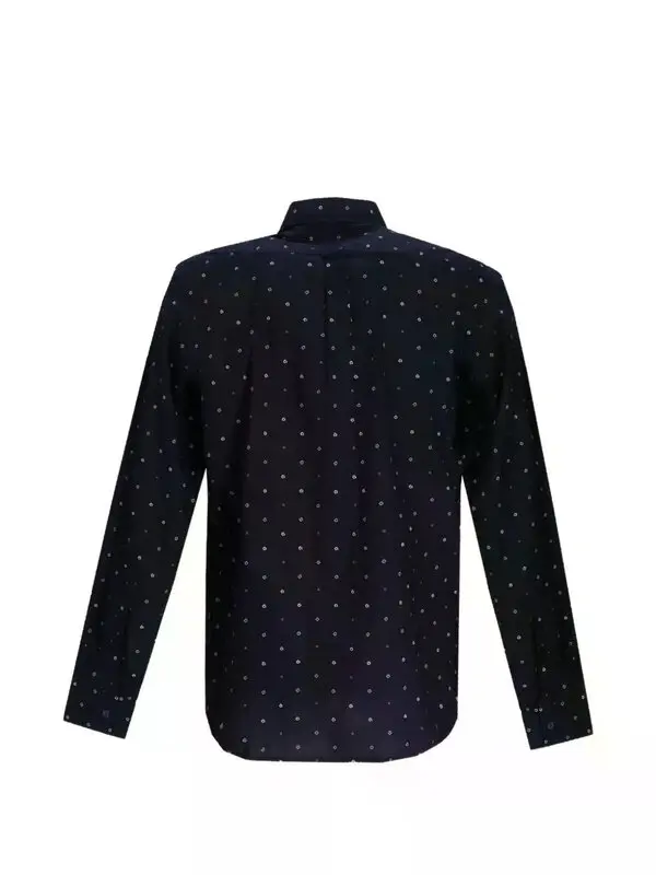 BOSS Button-down Patterned Cotton Shirt