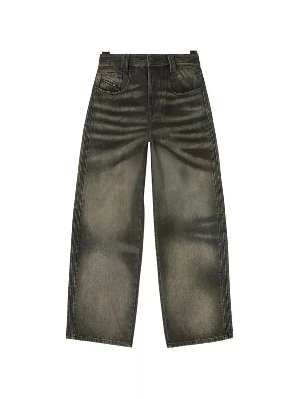DIESEL® Relaxed Jeans High-waist 1982 D-hakou - Black