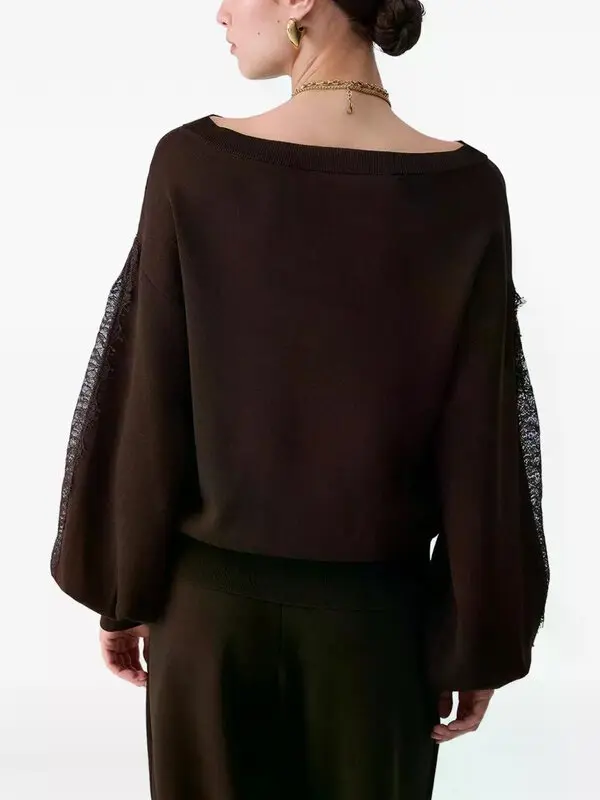 Liu Jo Sweater With Lace Inserts