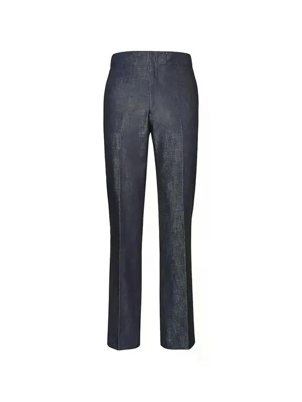 FERRAGAMO Straight-leg Trousers - Blue