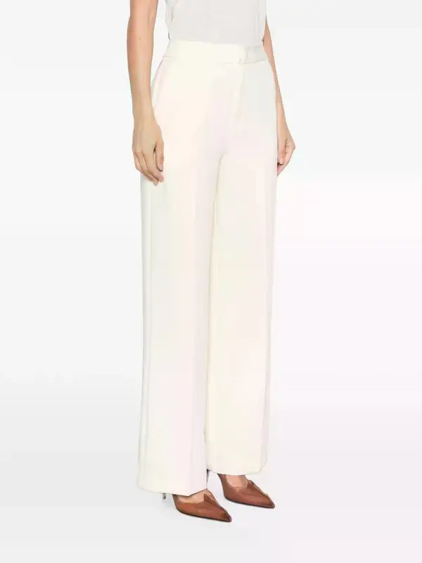 TWINSET Pressed-crease Wide-leg Trousers