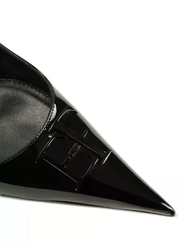 Elisabetta Franchi Patent-leather Slingback Shoes