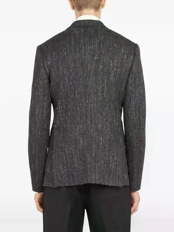FERRAGAMO Herringbone Single-breasted Jacket