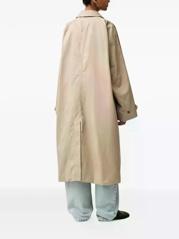 Adidas Mac 3-stripes Logo-embroidered Trench Coat