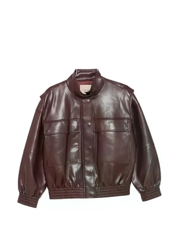 TWINSET High-neck Panelled Jacket - Red