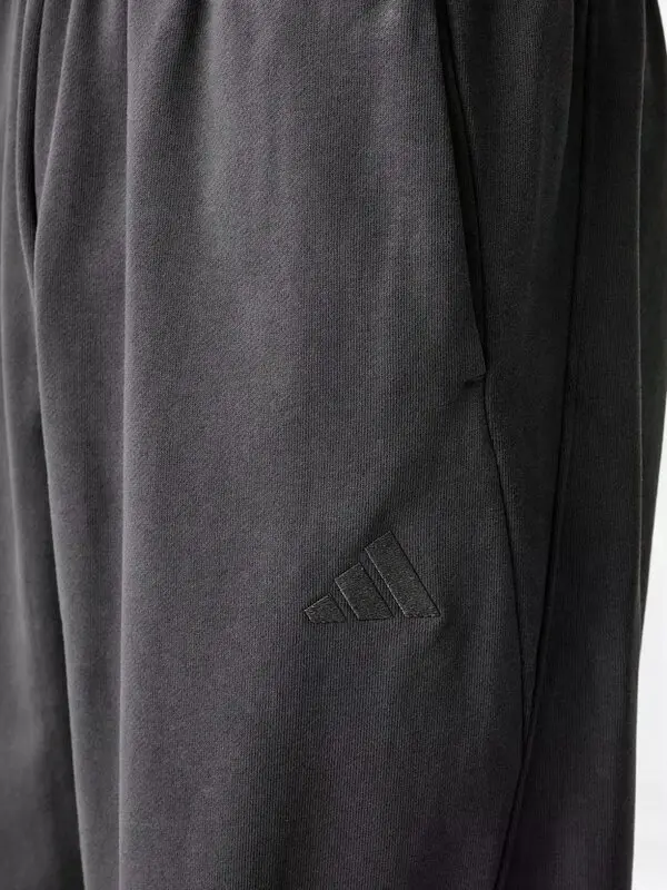 Adidas Logo-embroidered Elasticated Track Pants