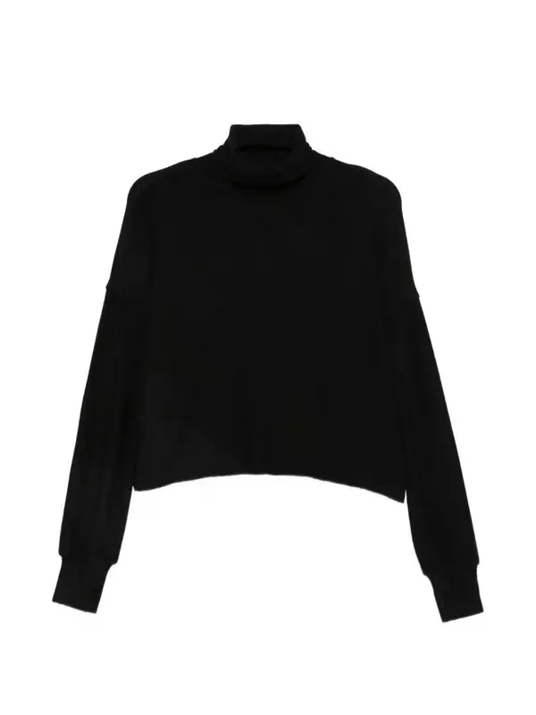 THOM KROM Turtleneck Long-sleeve Sweater - Black