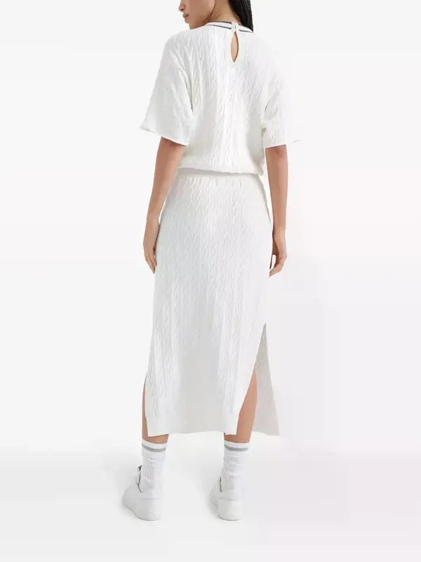 Brunello Cucinelli Cable-knit Cotton Dress