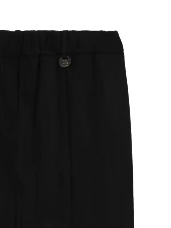 Burberry Wool Jogging Pants - Black