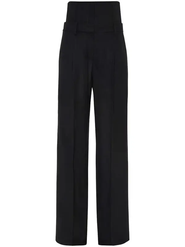Brunello Cucinelli High-waisted Tailored Trousers