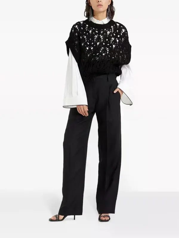 Brunello Cucinelli High-waisted Tailored Trousers