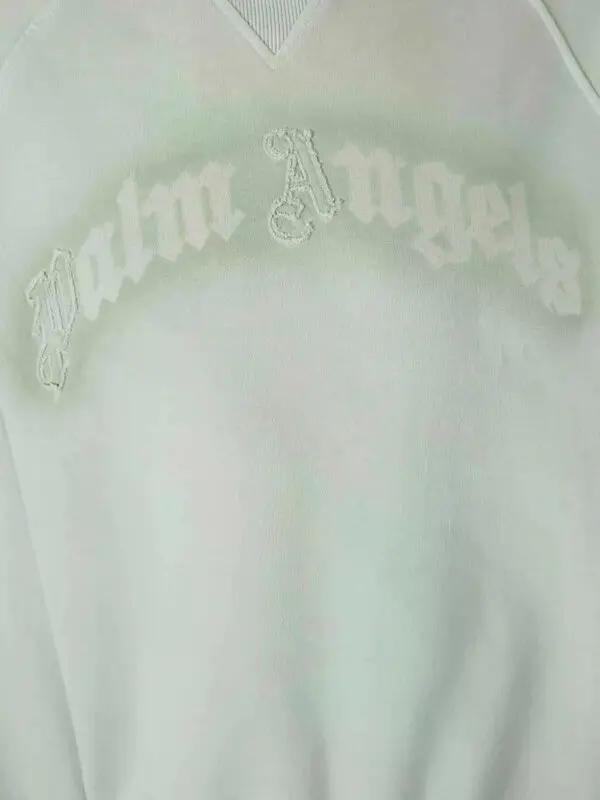 Palm Angels Logo-embroidered Raglan-sleeve Sweater