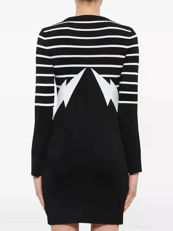 Neil Barrett Knitted Mini Dress