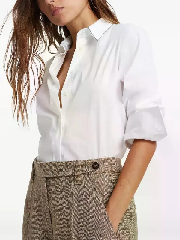 Brunello Cucinelli Tailored Linen Trousers