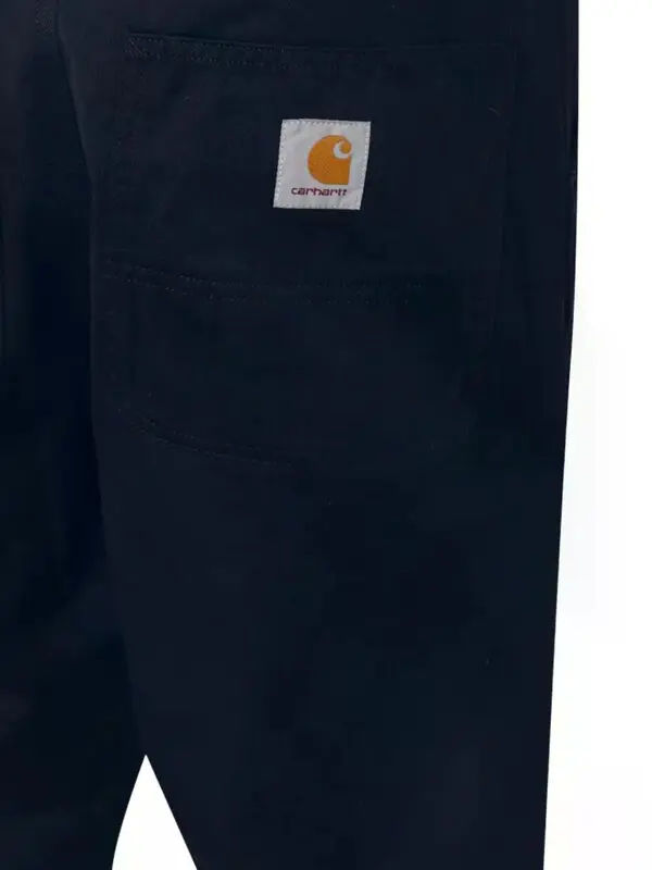 Carhartt Work In Progress Logo-patch Trousers - Black