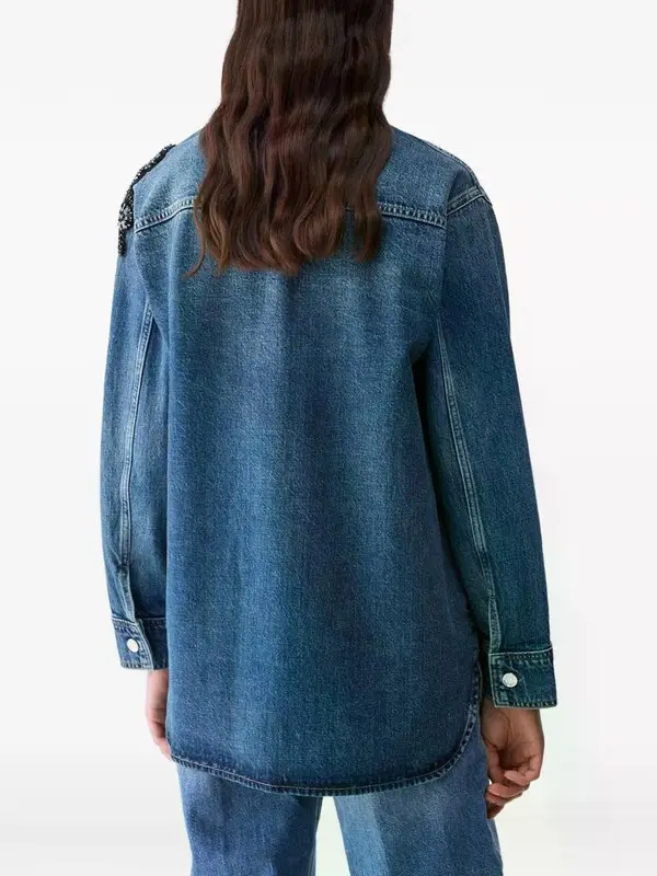 Liu Jo Overshirt With Jewel Embroidery