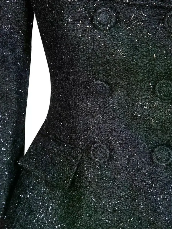 SELF-PORTRAIT Off-shoulder Bouclé Jacket