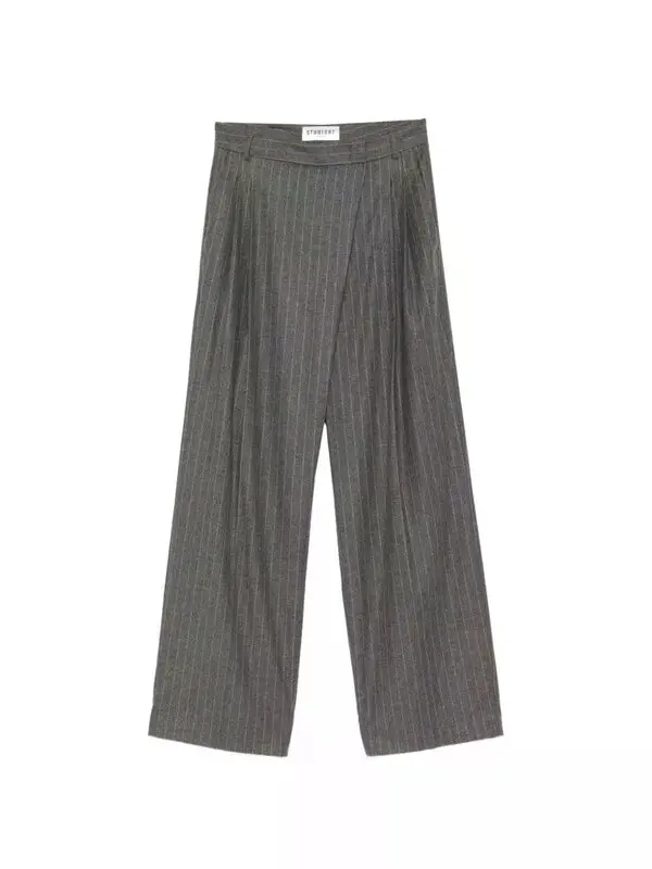 CAMBIO Eternity Pinstripe Trousers - Grey
