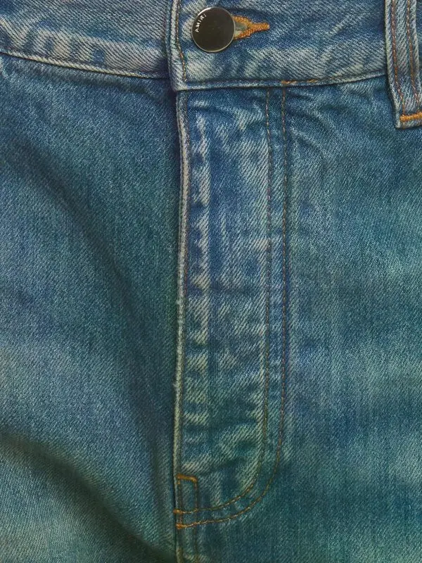 Amiri Release-hem Straight-leg Jeans
