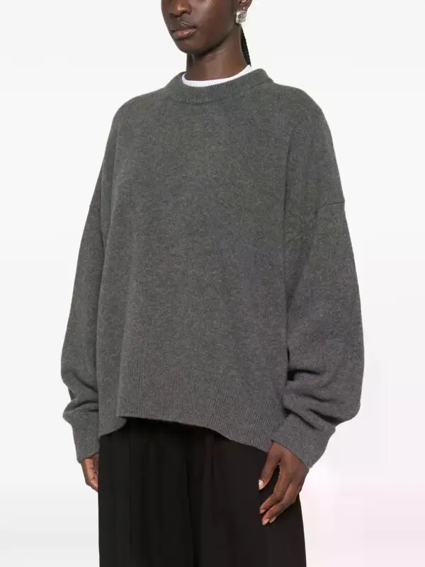 RÓHE Crew Neck Dropped-shoulder Sweater