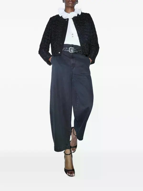 Liu Jo Balloon Trousers With Embroidered Belt