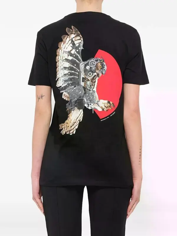 Neil Barrett Mechanical Owl-print T-shirt