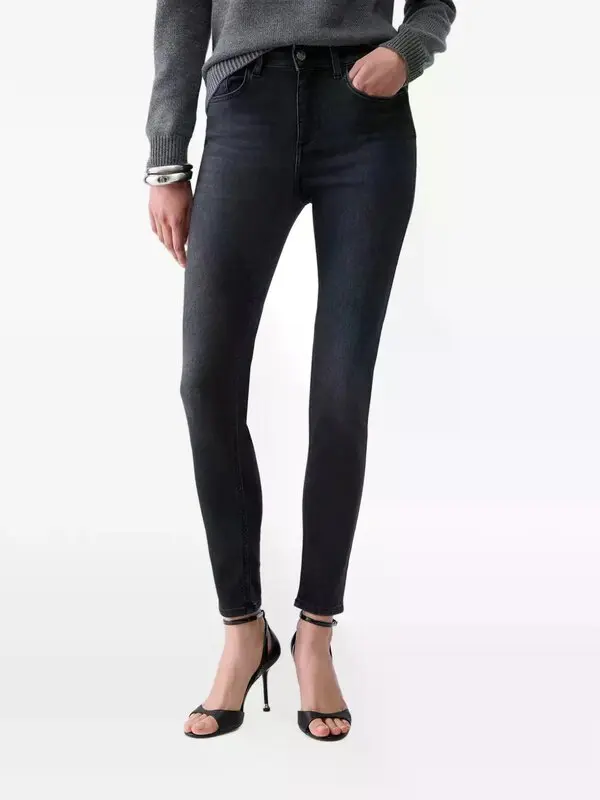 Liu Jo Skinny Jeans With Embellishments - Black