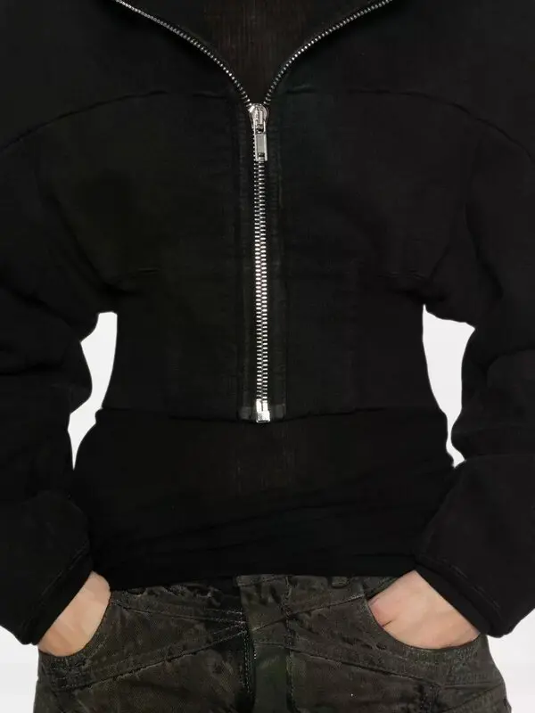 Rick Owens Cropped Hooded Jacket