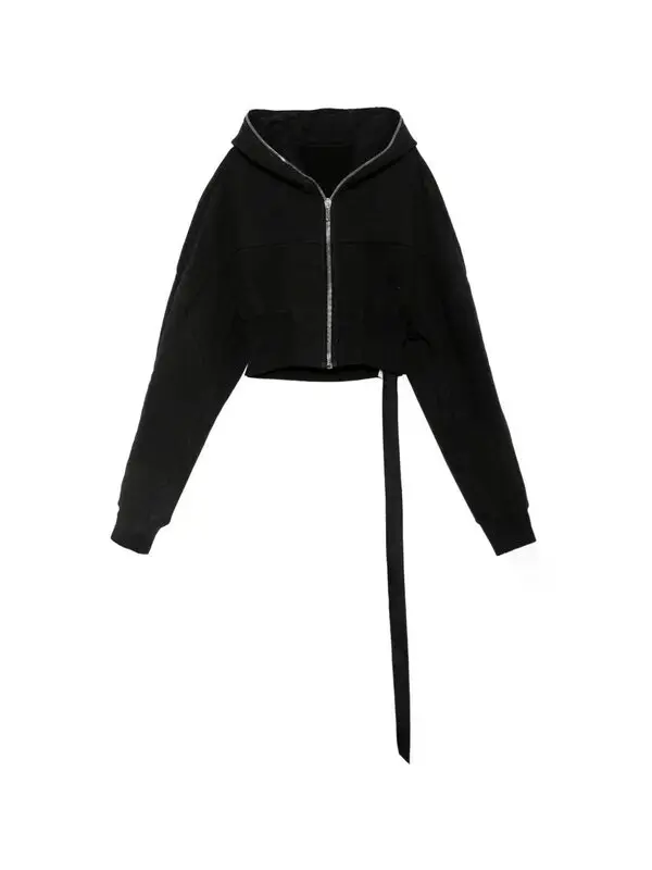 Rick Owens Cropped Hooded Jacket - Brown