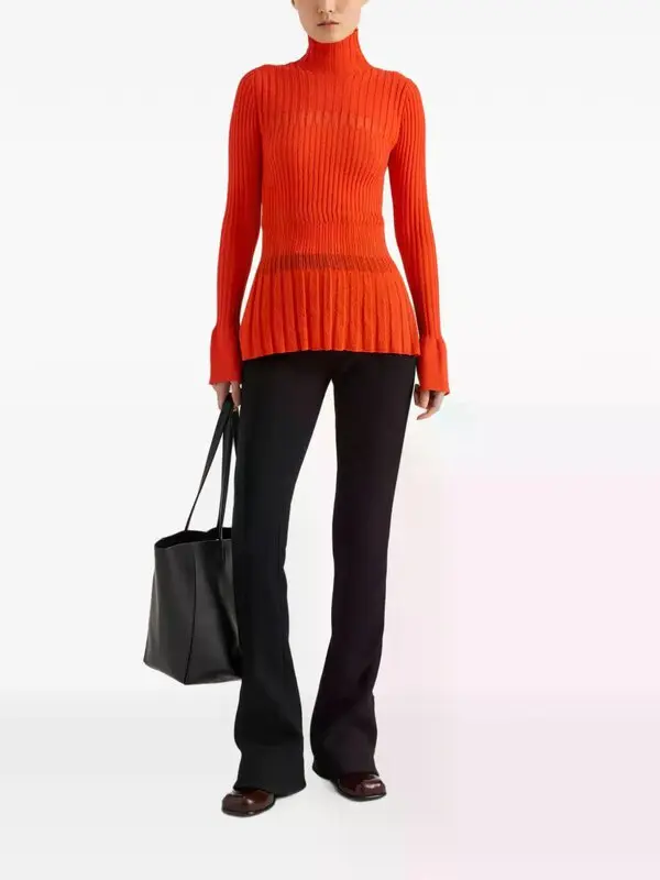 Proenza Schouler Althea Pants In Bi-stretch Double Wool