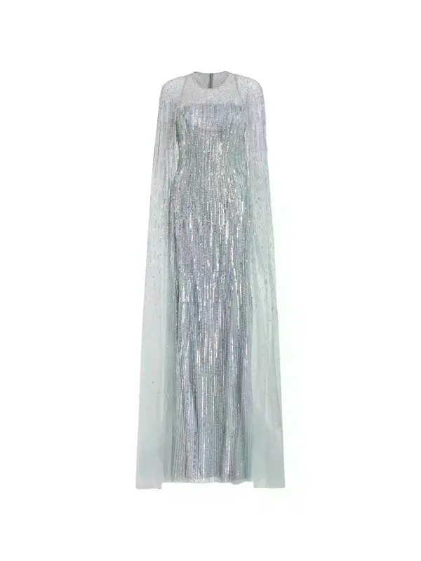 Jenny Packham Cosmic Dust Dress - Silver