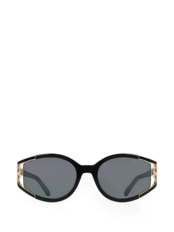 FERRAGAMO Oval-frame Sunglasses - Black