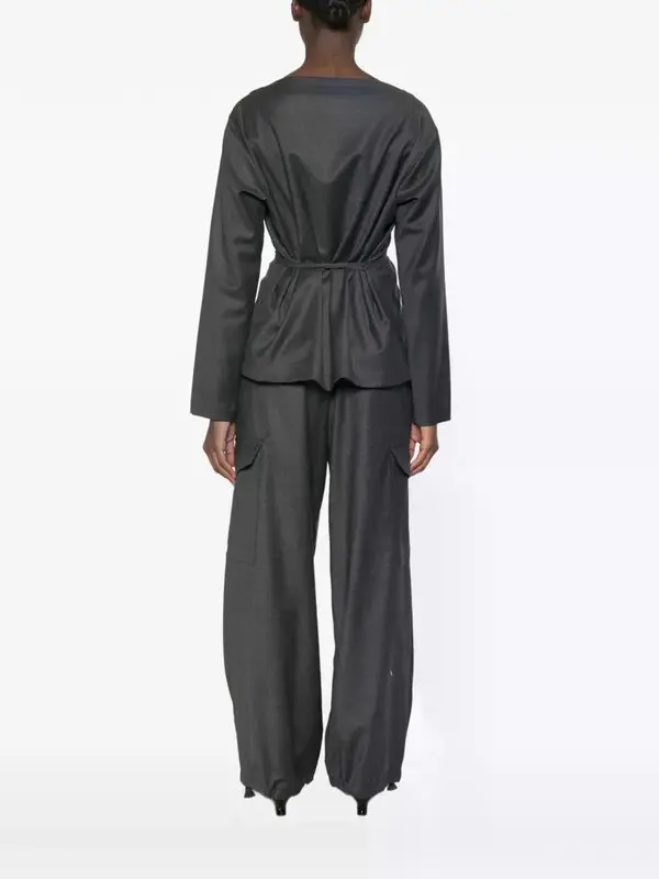 Barena Venezia Belted Boat-neck Top