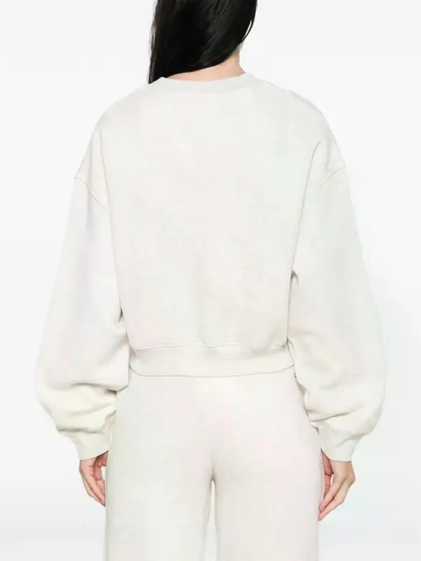 NEW BALANCE Logo-print Cropped Sweater