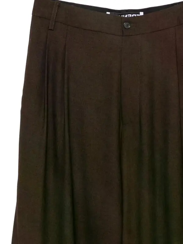 FRENKEN Pleated Wide-leg Trousers