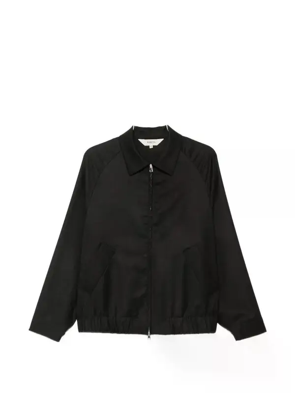 Barena Venezia Zip-up Raglan-sleeve Jacket - Black