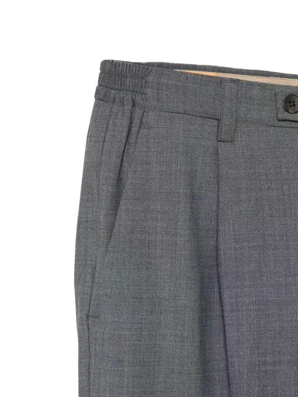 Alpha Industries Pleated-front Cuffed Trousers