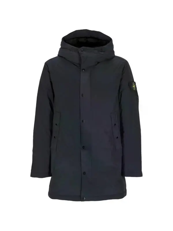 Stone Island Micro Reps Hooded Jacket - Blue
