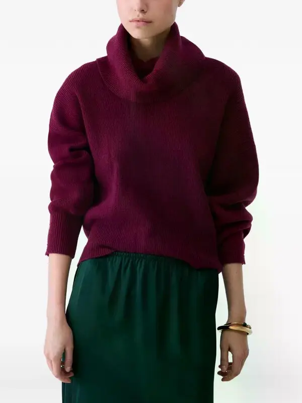 Liu Jo Ribbed-knit Turtleneck Sweater