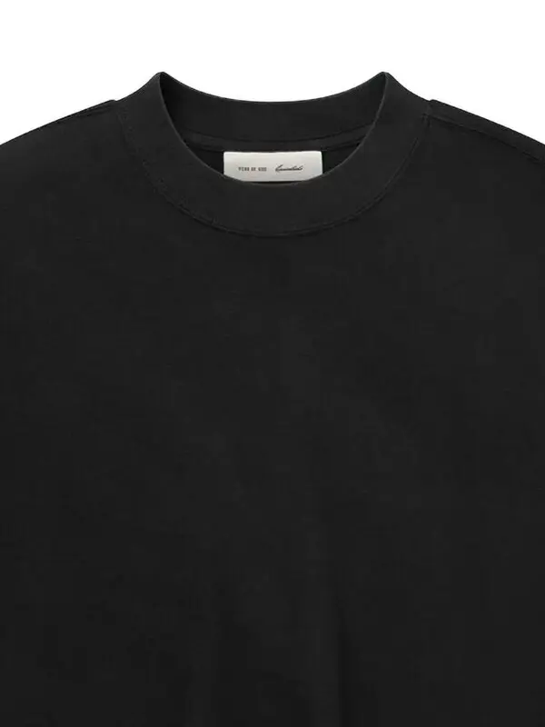 Fear Of God Essentials Logo-patch T-shirt - Black